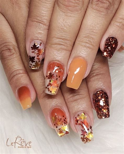 32 Trendy Fall Nail Ideas To Try Right Now Fall Nail Art Designs