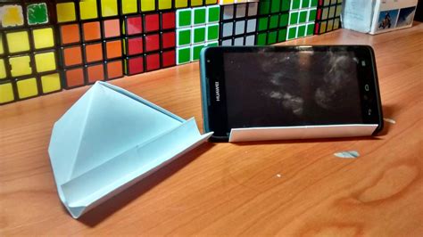 Как из бумаги сделать подставку для телефона своими руками легкая подставочка под смартфон на