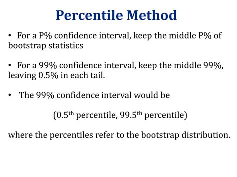 Ppt Confidence Intervals Bootstrap Distribution 2 6 12 Powerpoint Presentation Id 2455566