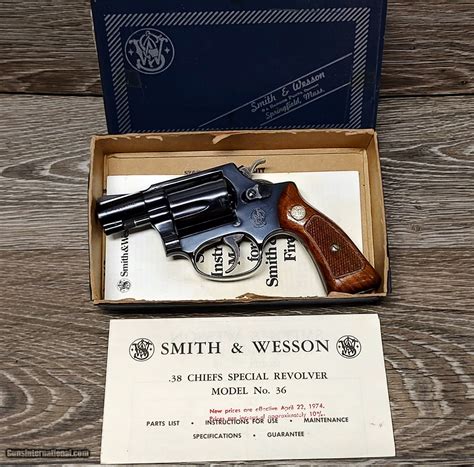 Smith And Wesson Model 36 Excellent Condition