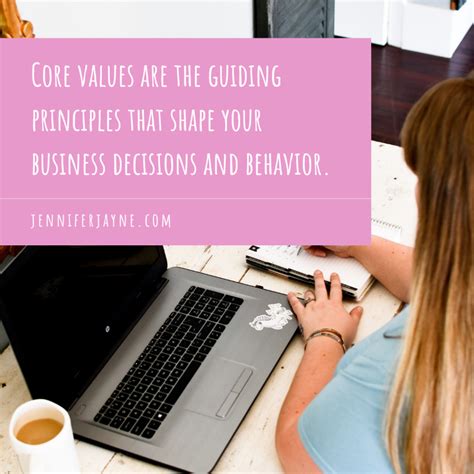 Defining Your Core Values A Step By Step Guide Part 1 The Jennifer