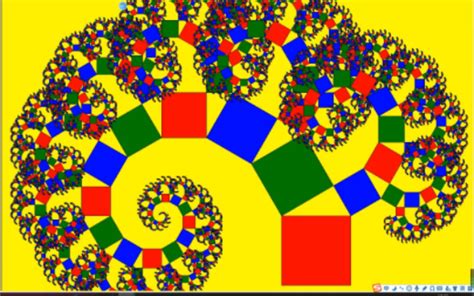 [python]用turtle画一颗勾股树 递归 哔哩哔哩