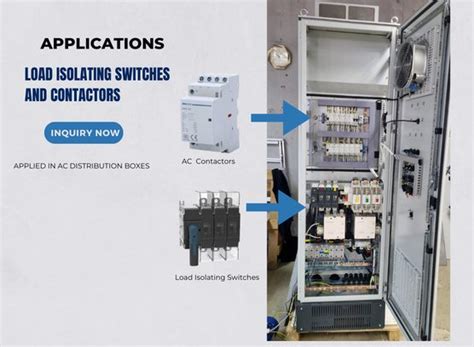 Ac Load Isolation Switch And Contactor Installation In Ac Energy