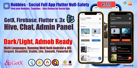 Hobbies Social Flutter Apps With Api Backend By Erhacorpdotcom Codester