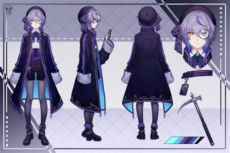 Vtuber Reference Sheet Template