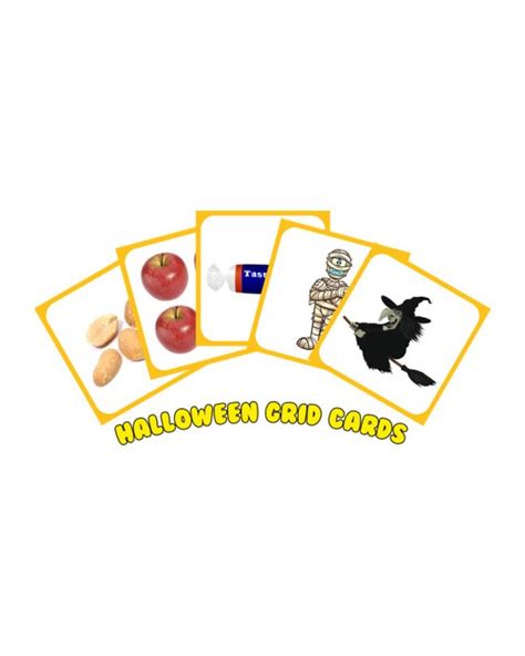 Buzzing With Bee Bot Grid Cards Halloween