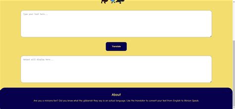 Github Chinmayb14marksix Miniontranslatorapp Its A Translation App Which Converts The