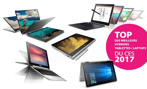 Récapitulatif des hybrides laptops tablettes en annoncés lors du CES