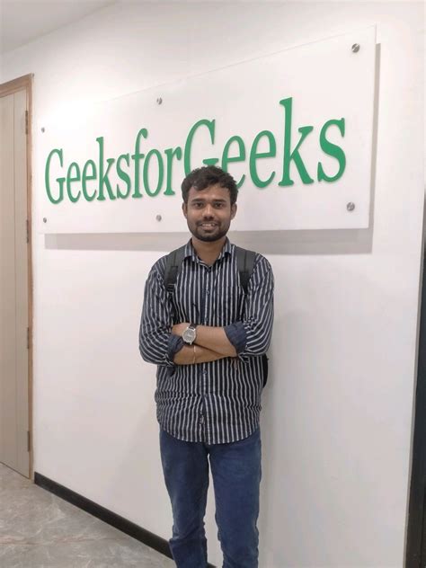 Abhinav Awasthi On Linkedin Work Team Opportunity Geeksforgeeks