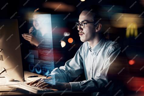 Premium Photo Programming Coding And Website With Man At Computer For