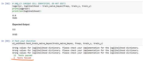 c1 w2 assignment exercise 2 train naive bayes nlp with