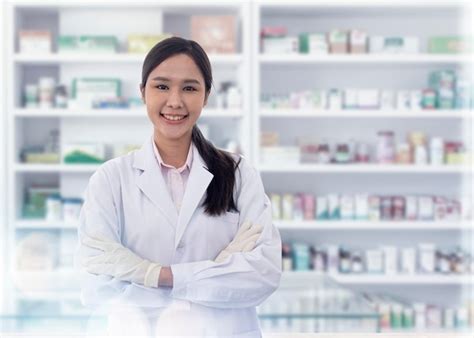 Premium Photo Asian Female Phamarcy