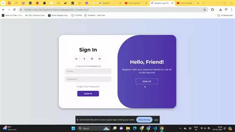 Designing A Modern Login Page With Css Nithya Sivan Posted On The