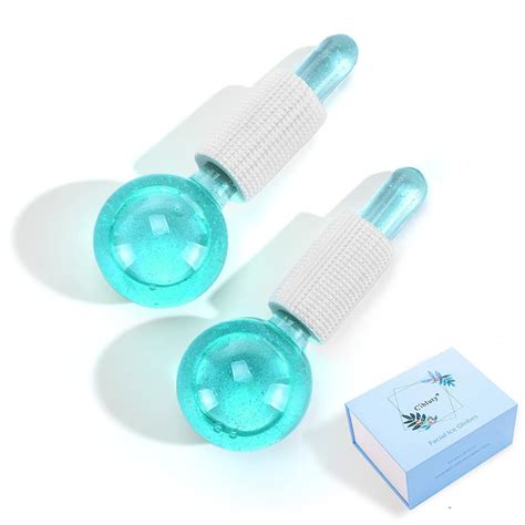 Cibluty Ice Globes For Facials Freezer Free Face Rollers With Essence For Daily Beauty Routines