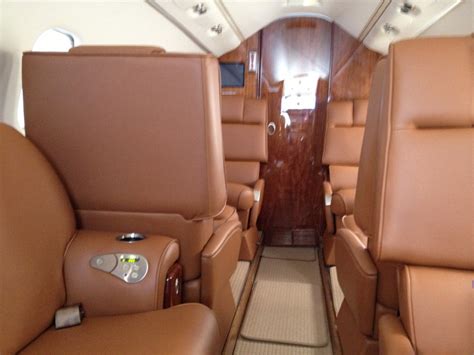 Lear 60 Interior Project Completed Jet Management Associates