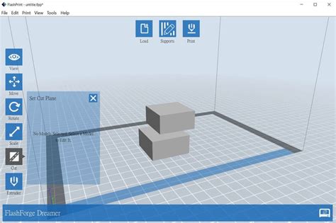 advantage of “cut” function in the 3d slicing software flashforge