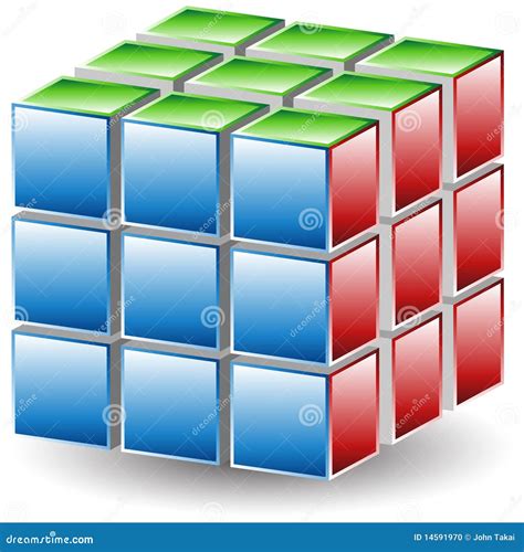 Puzzle Cube Editorial Image Illustration Of Shadow Graphic 14591970