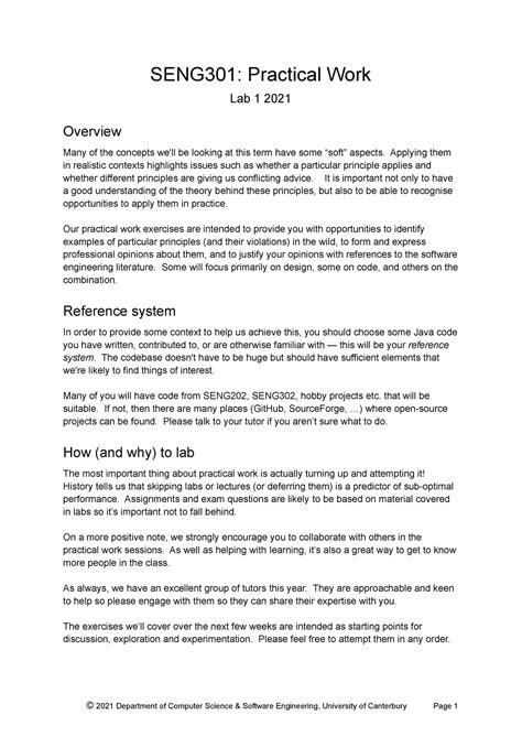 Lab1 Learn 2021 Lab One For Cosc265 Relational Databases Seng301 Practical Work Lab 1 2021