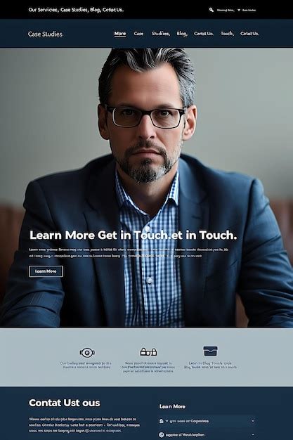 Banner Layout With Fixed Navigation Professional Website Lay Autumn