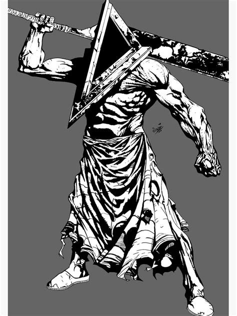 Pyramid Head Sticker For Sale By S0nvi Redbubble