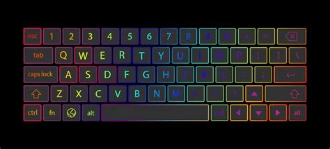 Premium Vector Computer Keyboard Button Layout Template With Letters For Graphic Use