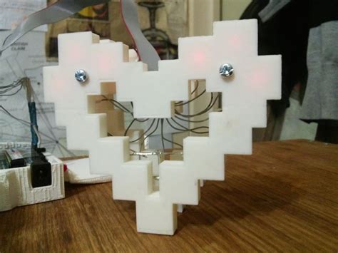 8 Bit Arduino Valentines Heart 5 Steps Instructables