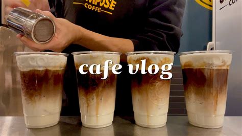 🍫 개강과 함께하는 3월의 컴포즈 추천메뉴 🍓 컴포즈커피 알바 카페브이로그 Cafevlog Youtube