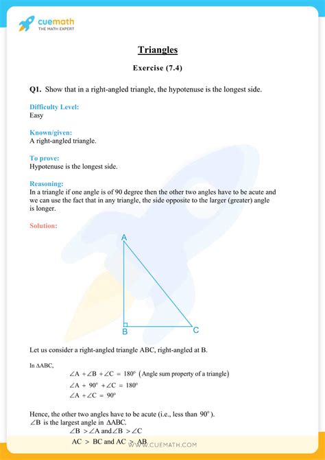 Ncert Solutions Class 9 Maths Chapter 7 Triangles Access Free Pdf