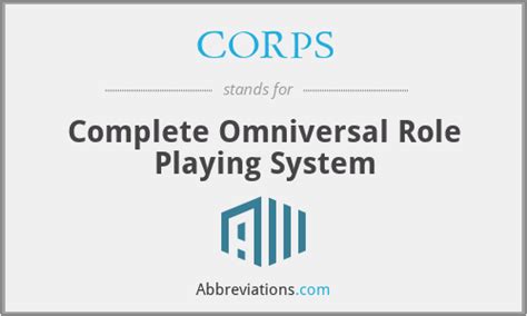 What Does Corps Stand For