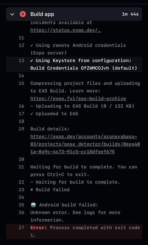 build falling for the expo build command · issue 220 · expo expo