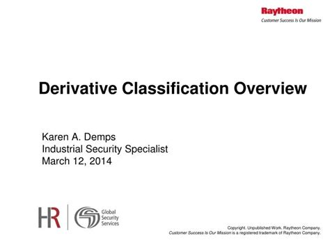 Ppt Derivative Classification Overview Powerpoint Presentation Free Download Id 6650072