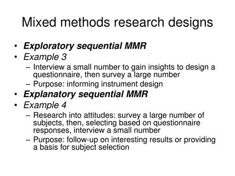 Ppt Mixed Methods Data Analysis September 2011 Powerpoint Presentation Id 579630