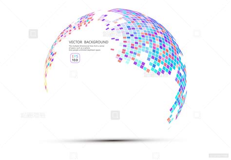 马赛克组成的球形世界地图 抽象矢量背景图 站酷海洛 正版图片 视频 字体 音乐素材交易平台 站酷旗下品牌