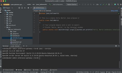 Jetbrains Gateway Coder Docs