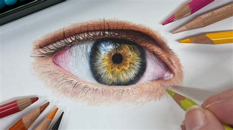 Eye Drawing Coloured