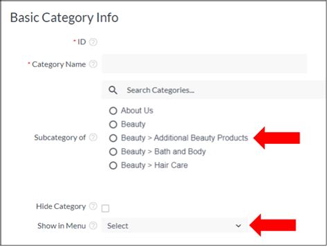Adding A Page As A Category Element On V