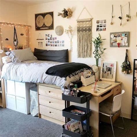 College Dorm Room Ideas For Lofted Beds Artofit