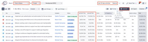 Time In Status Or Date Entered This Status