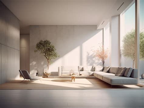 Premium Ai Image Minimalist Interior Designs Collection Photos