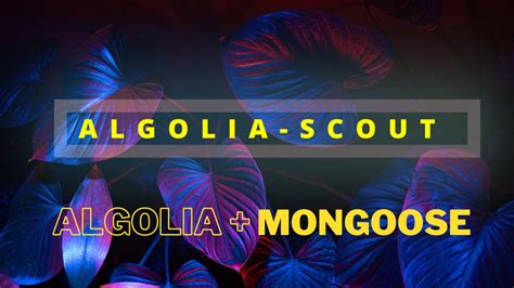 GitHub Dishantkapoor Algolia Scout Algolia Scout For Mongoose