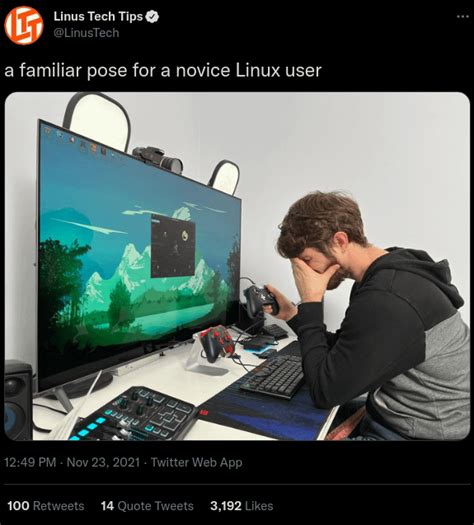 ltt is basically just trolling linux users now r linuxmasterrace