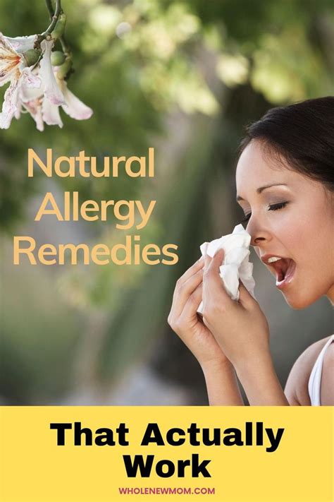 11 Natural Allergy Remedies That Really Work Whole New Mom Natural