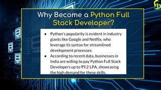 Skills For Python Full Stack Developer Pptx
