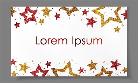 금색 붉은 반짝임 반짝이 그림자가 있는 흰 종이에 텍스트를 위한 공간이 있는 배너 벡터 그림입니다 포스터 결혼식 초대장 졸업장 파티 웹 카드 요소 건설 프레임에 대한 스톡
