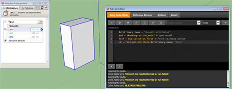 how to read lenx from a sketchup dynamic component on ruby stack