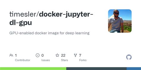 Github Timeslerdocker Jupyter Dl Gpu Gpu Enabled Docker Image For Deep Learning