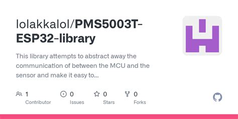 Github Lolakkalol Pms T Esp Library This Library Attempts To Abstract Away The