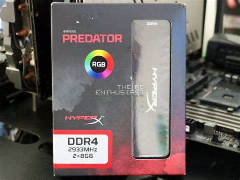 HyperX Predator RGB DDR4 Memory Review Keep Those RGB Synchronized With IR ThePCEnthusiast