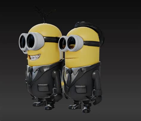 Geheimer Minion Agent Der Agent Im Anzug Von Neoflix3d Makerworld