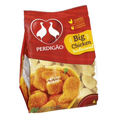 Big Chicken Perdigao 1kg Tradiconal Supermercado Castanha Ltda
